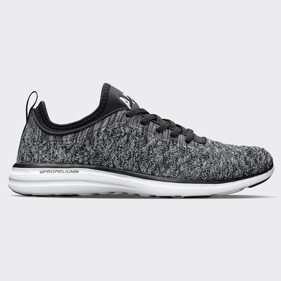APL | Shoes | Apl Techloom Phantom Black White Melange Athletic Shoes ...